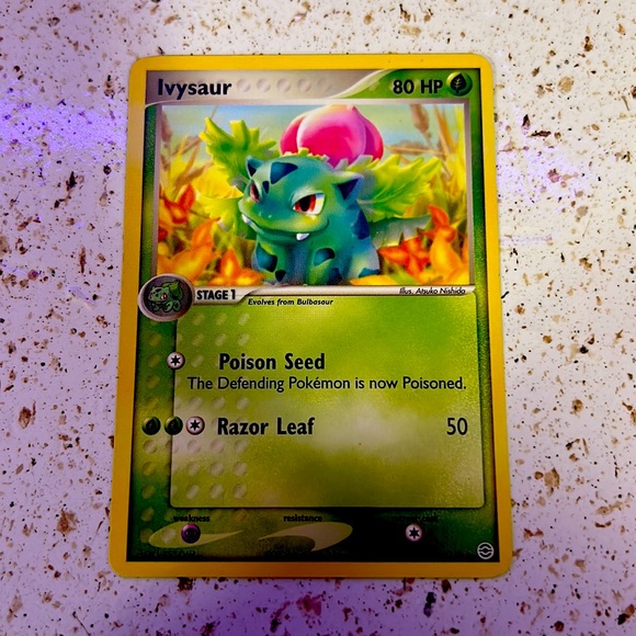 Toys | Ivysaur Pokmon Card | Poshmark